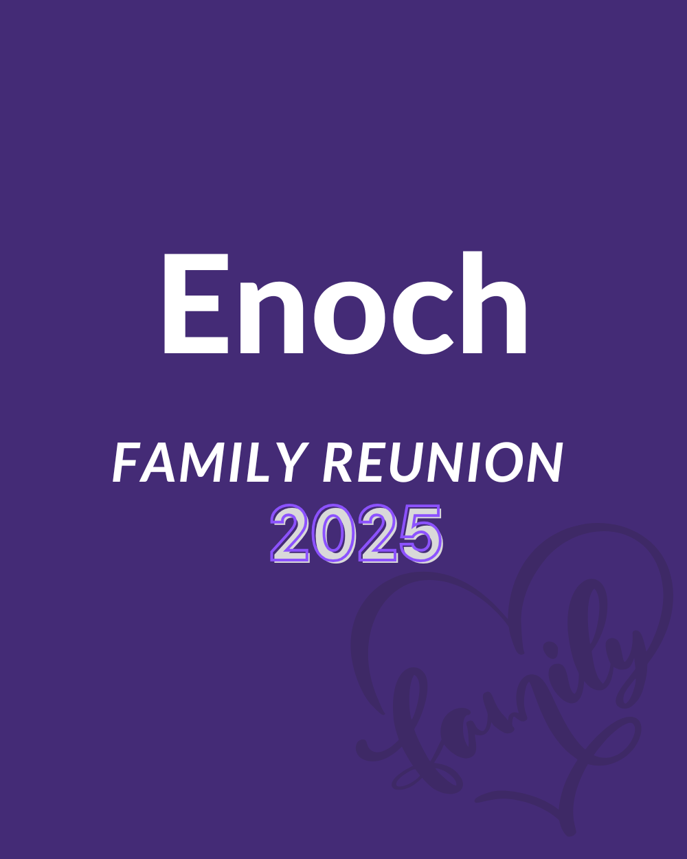 Enoch Family Reunion – Trend Monkey Custom Apparel Printing