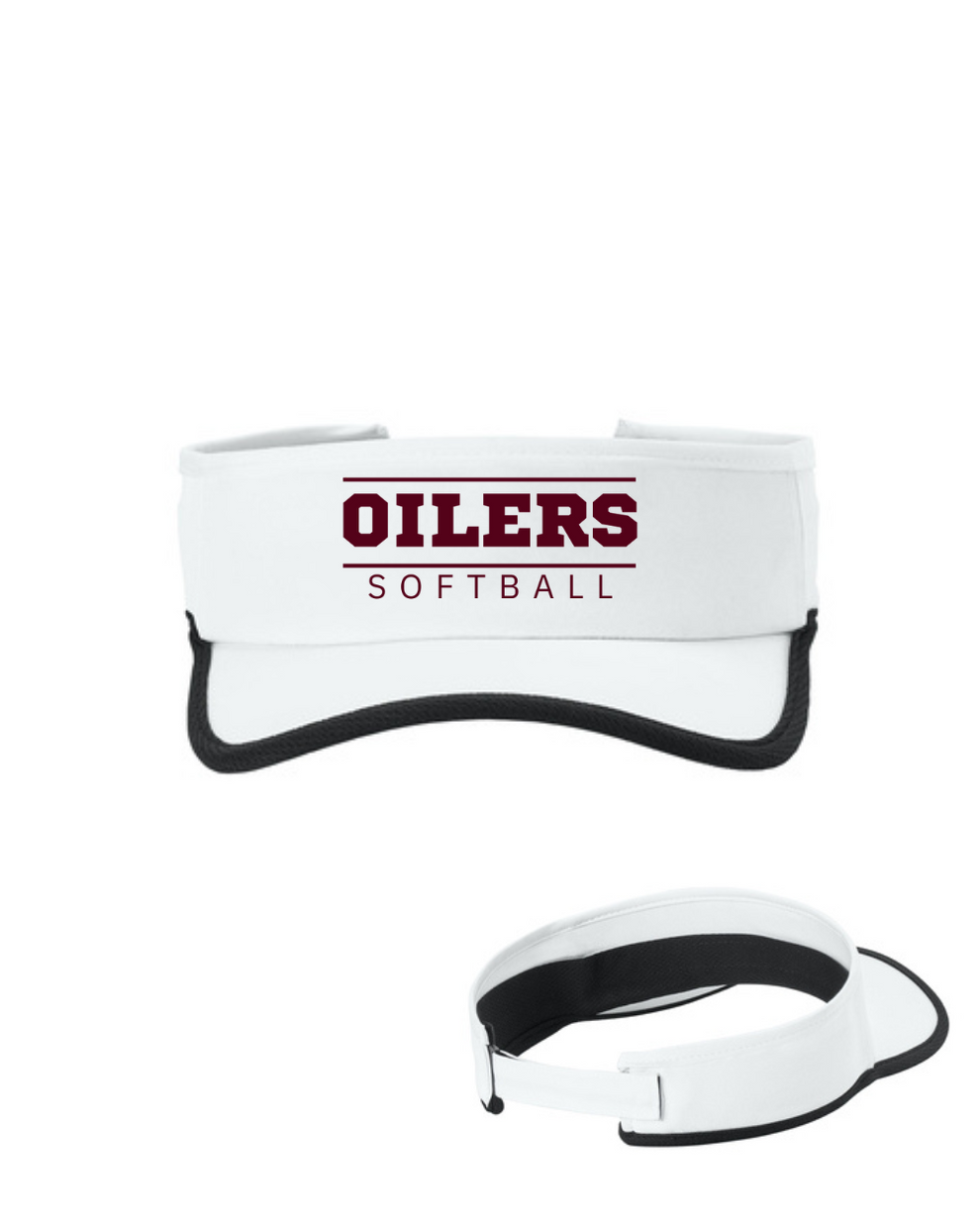 PHS Softball- Oilers Softball Visor – Trend Monkey Custom Apparel Printing