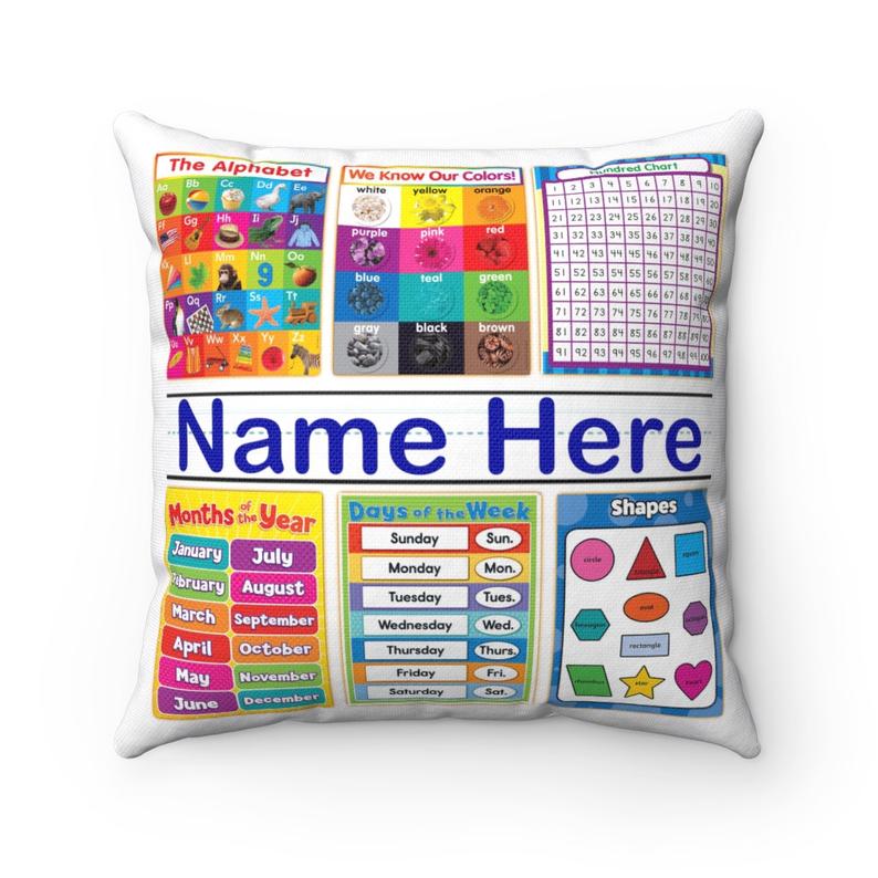 Personalized Learning Pillow – Trend Monkey Custom Apparel Printing